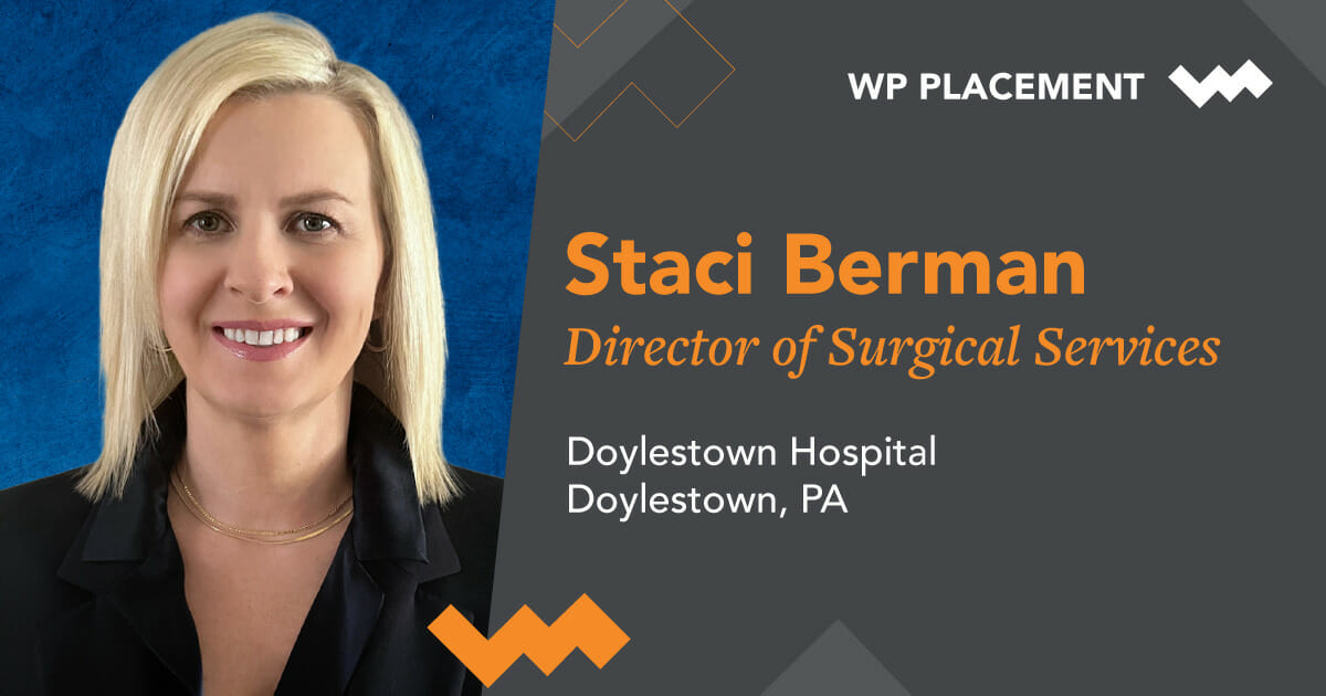 New Placement - Director of Surgical Services