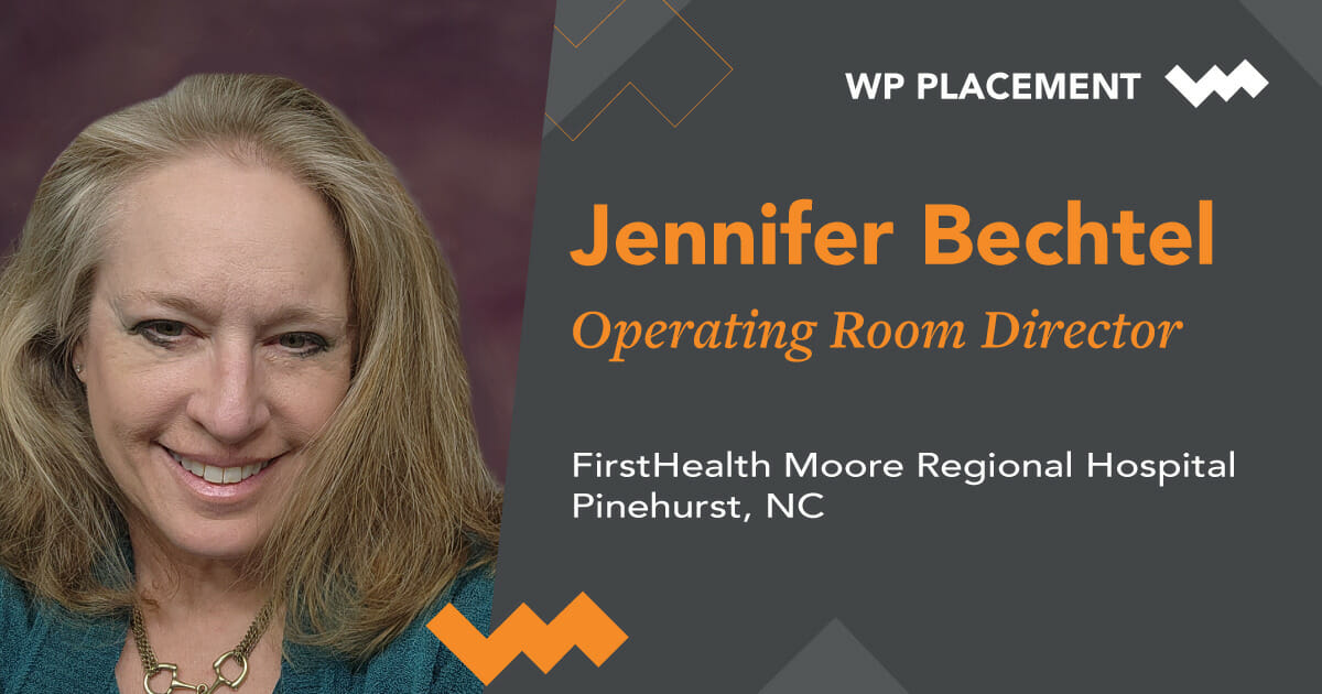 New Placement - operating room director